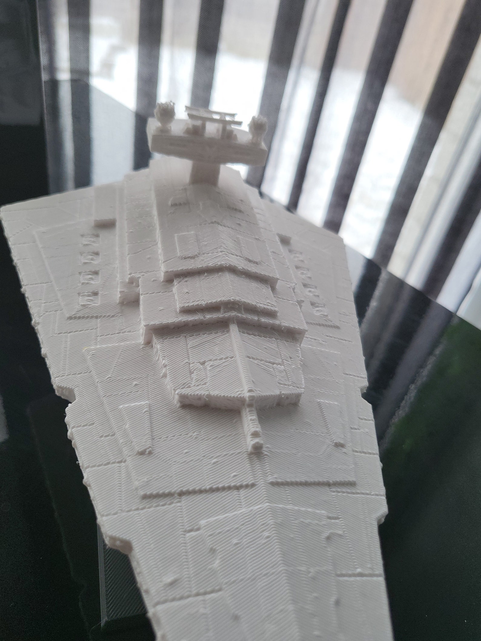 1/5000 Scale Imperial Star Destroyer Ship Kit With Stand - 11" Inches ...