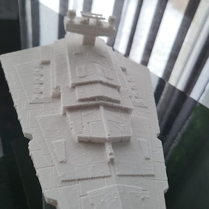 1/5000 Scale Imperial Star Destroyer Ship Kit With Stand - 11" Inches ...