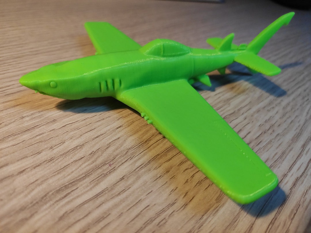 Flying Shark Fighter Jett Plane Model 10" Long - Aviation Decor for ...