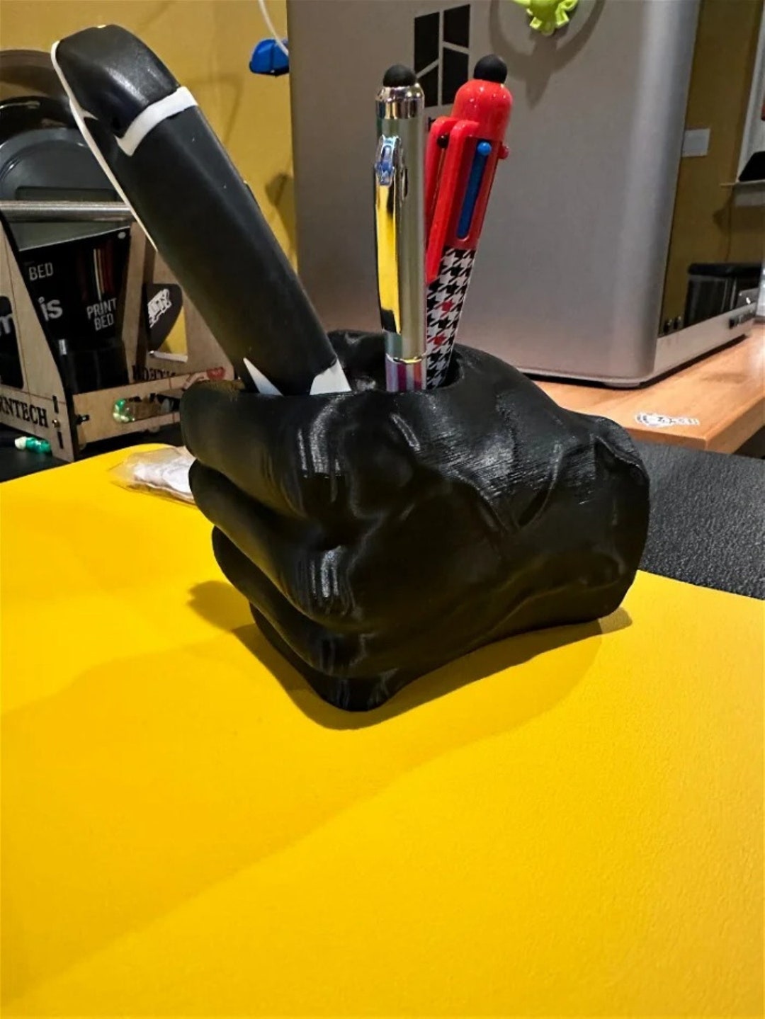 Hand Fist Pen & Pencil Holder - Etsy