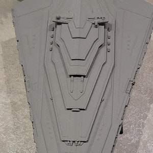 Resurgent Star Destroyer Ship With Stand 1/9000 Scale , 11" Inches Long ...