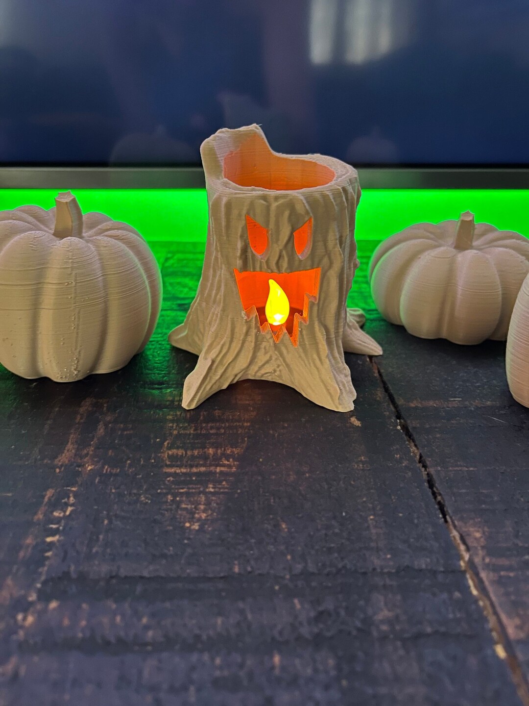 Halloween Spooky Tree Stump Multi Pack, Spooky Party Decorations, 3D ...