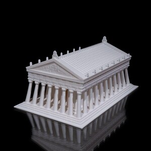 The Parthenon Greece Replica 9" Long - Greece City Miniatures - Greece ...