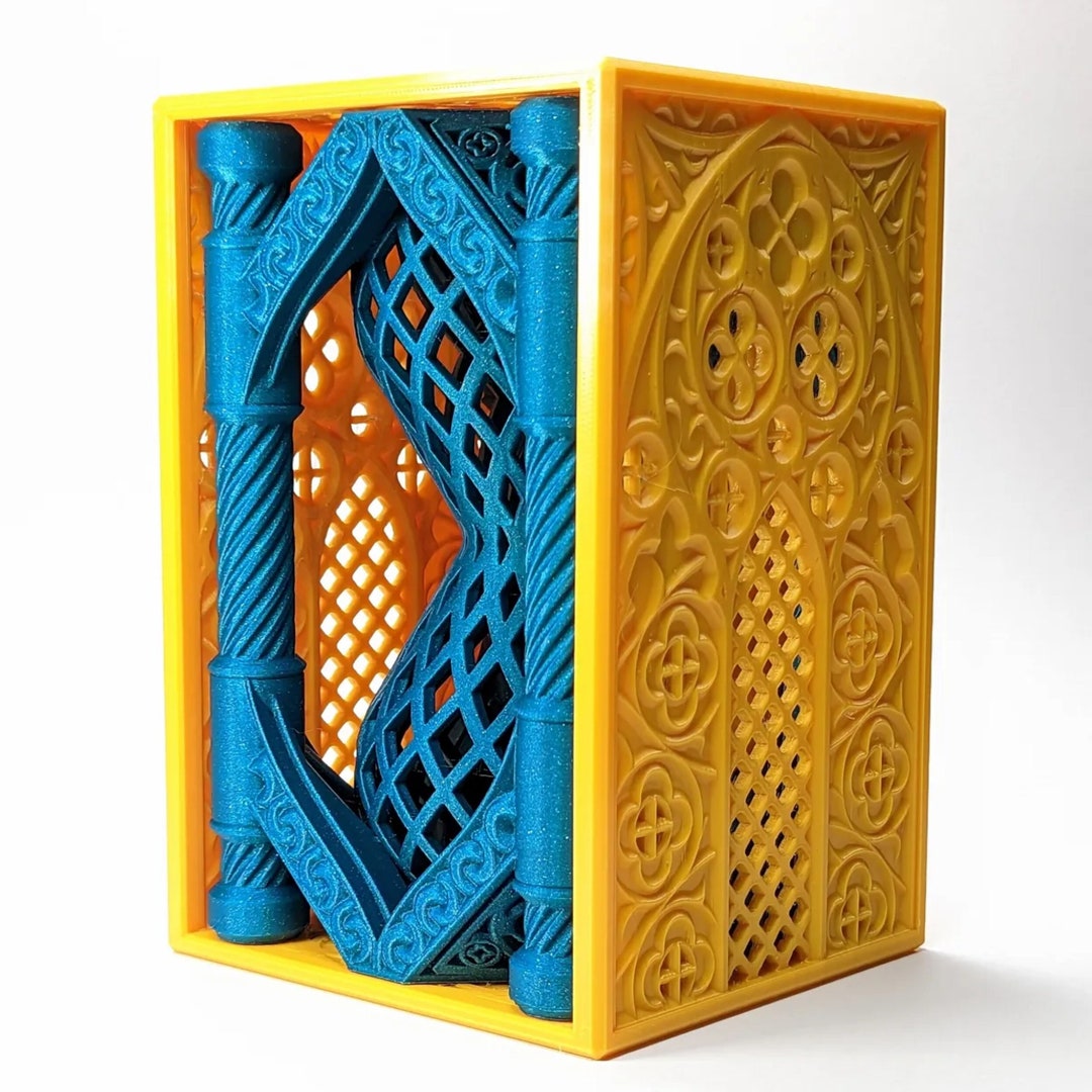 Gothic Hourglass CASE for Dice Storage Box, Multiple Color Options ...