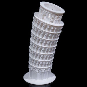 Tower of Pisa Replica 11" Tall - Mini City Miniatures - Italy Decor ...