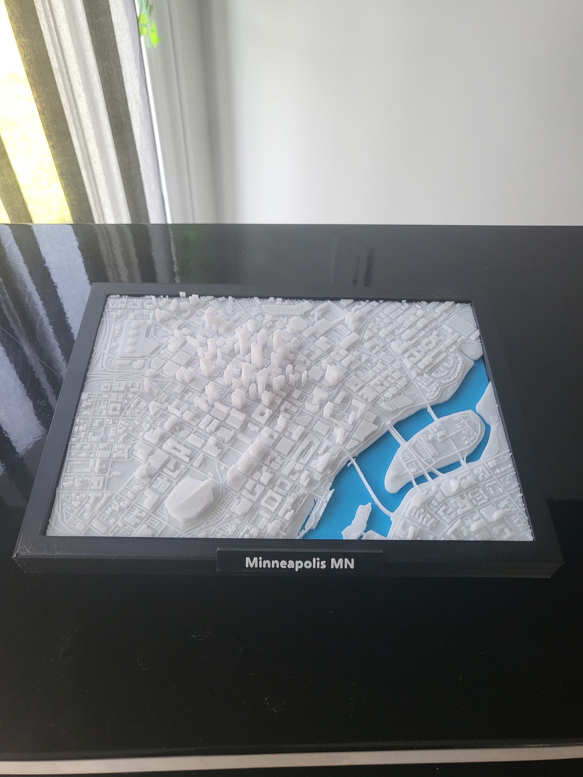 Minneapolis Minnesota USA 3D City Map - Custom Wall Art - 3D Street Map ...