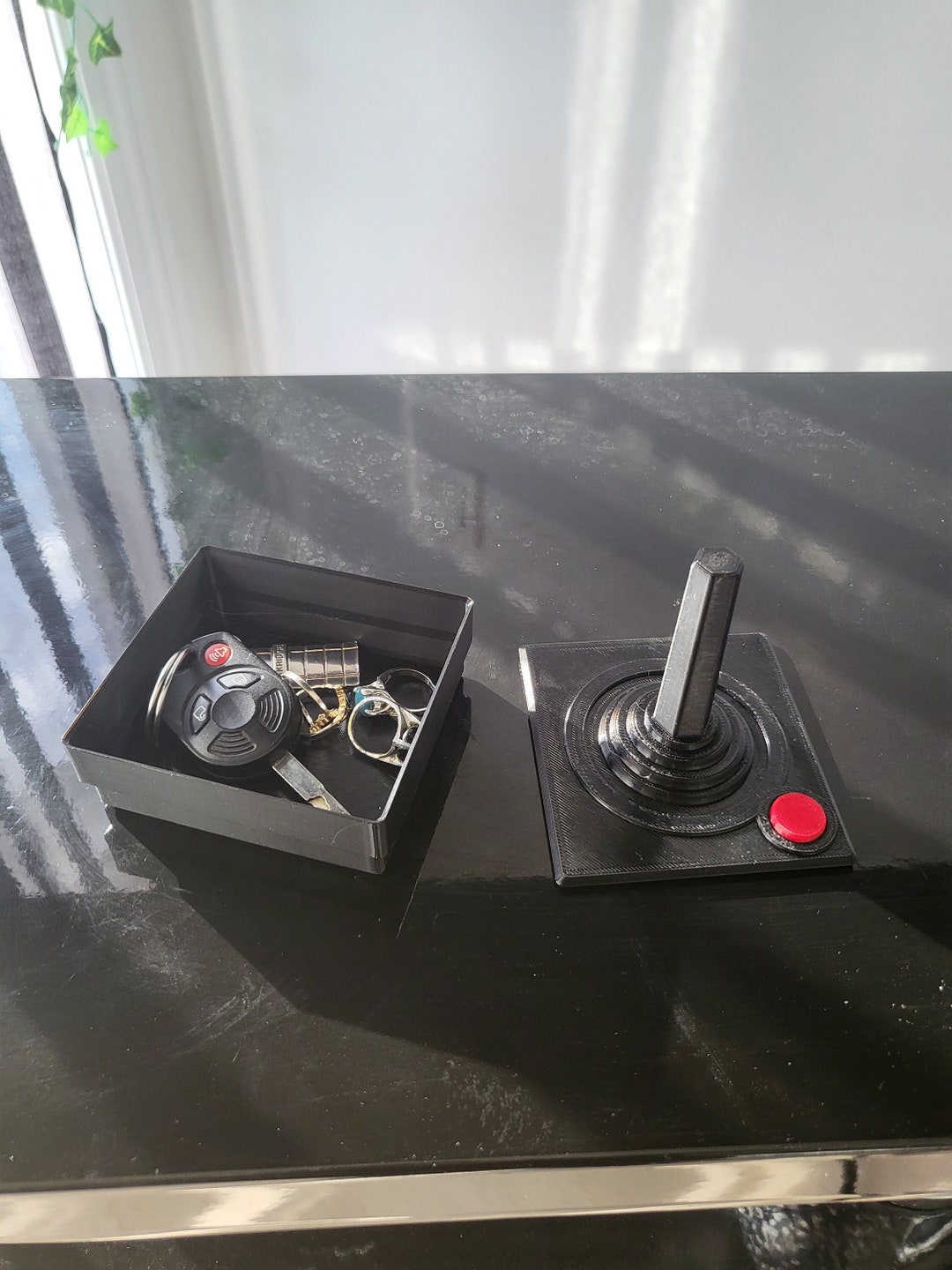 Retro Arcade Gaming Joystick Catch All Tray and Ring Holder, Valentines ...