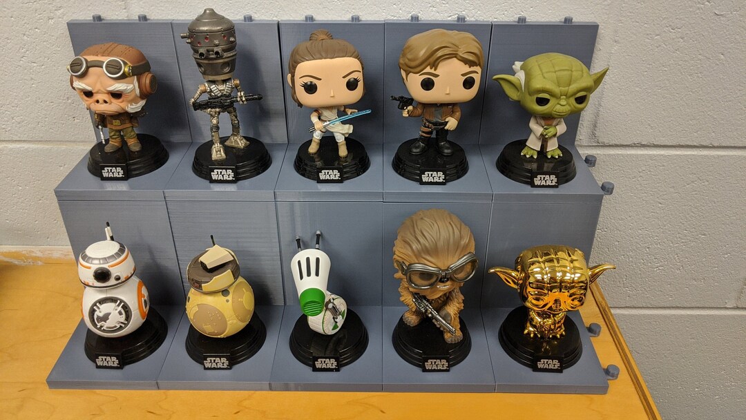 Infinite Stackable Figurine Stand - Bobble Head Figure Display Case ...