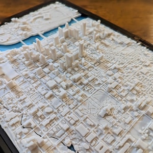 Austin Texas USA 3D City Map - Custom Wall Art - 3D Street Map - Home ...