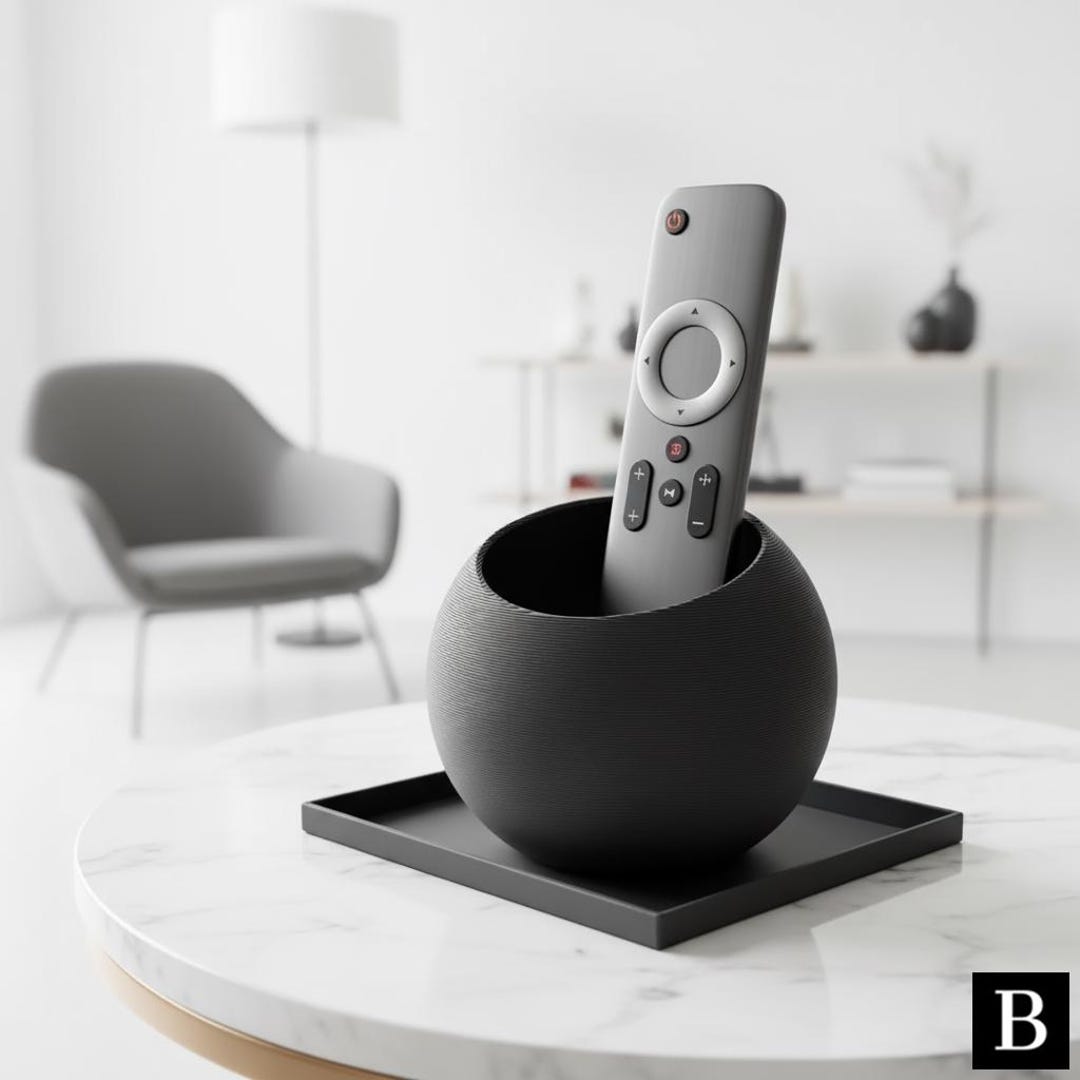 Remote Control Holder the Ball - Remote Basket - Etsy