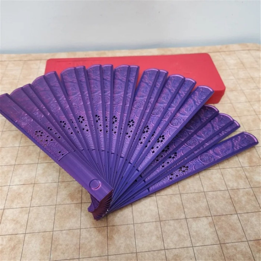 Vintage Style Custom Color Hand Fan - Etsy