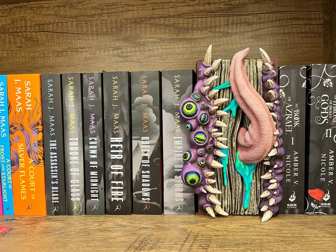Mimic Book Nook Fantasy Book Shelf Decor Book Lovers Gift Horror ...