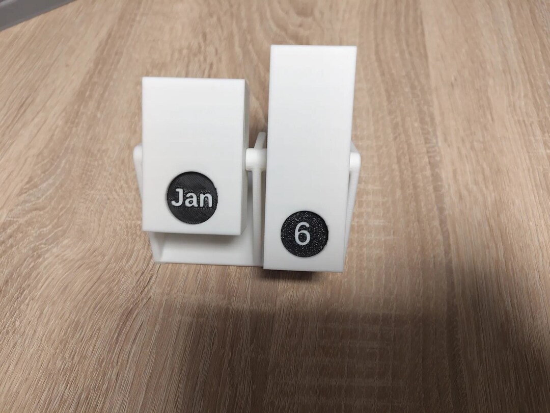 Modern Domino Flip Infinity Calendar - Etsy