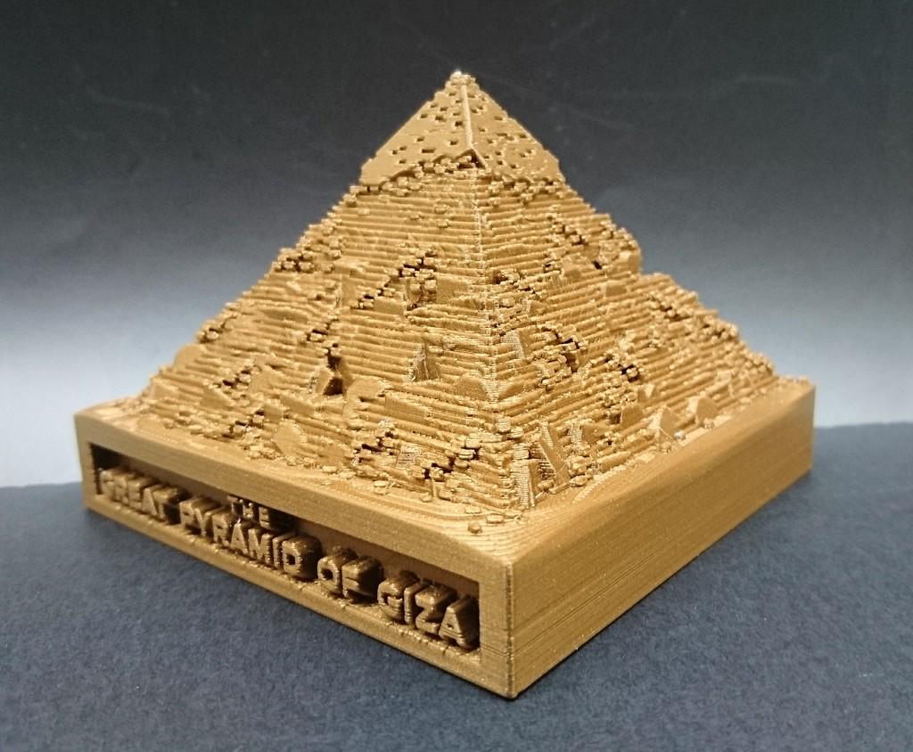 Great Pyramid of Giza Diorama - Egyptian Mythology Decor - Pyramid ...