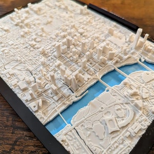 Austin Texas USA 3D City Map - Custom Wall Art - 3D Street Map - Home ...