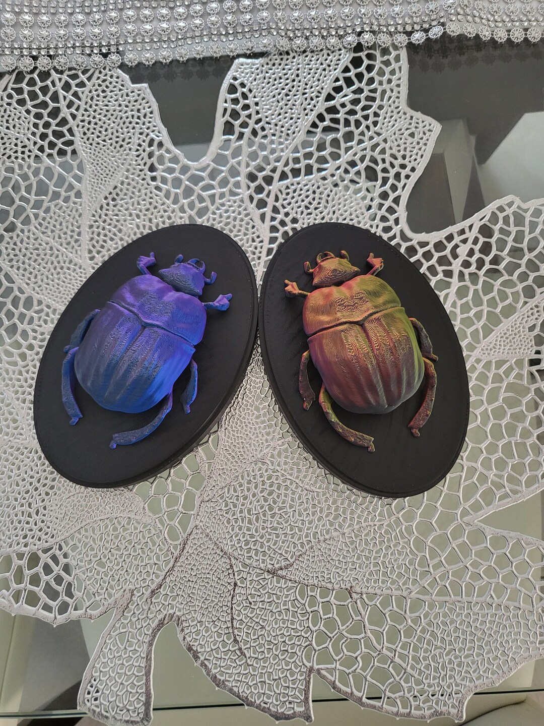 Scarab Beetle Wall Display Figure 2-pack - Etsy