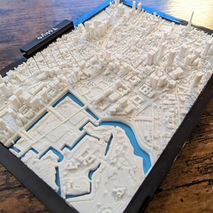 Tokyo Japan 3D City Map - Custom Wall Art - 3D Street Map - Home Office ...