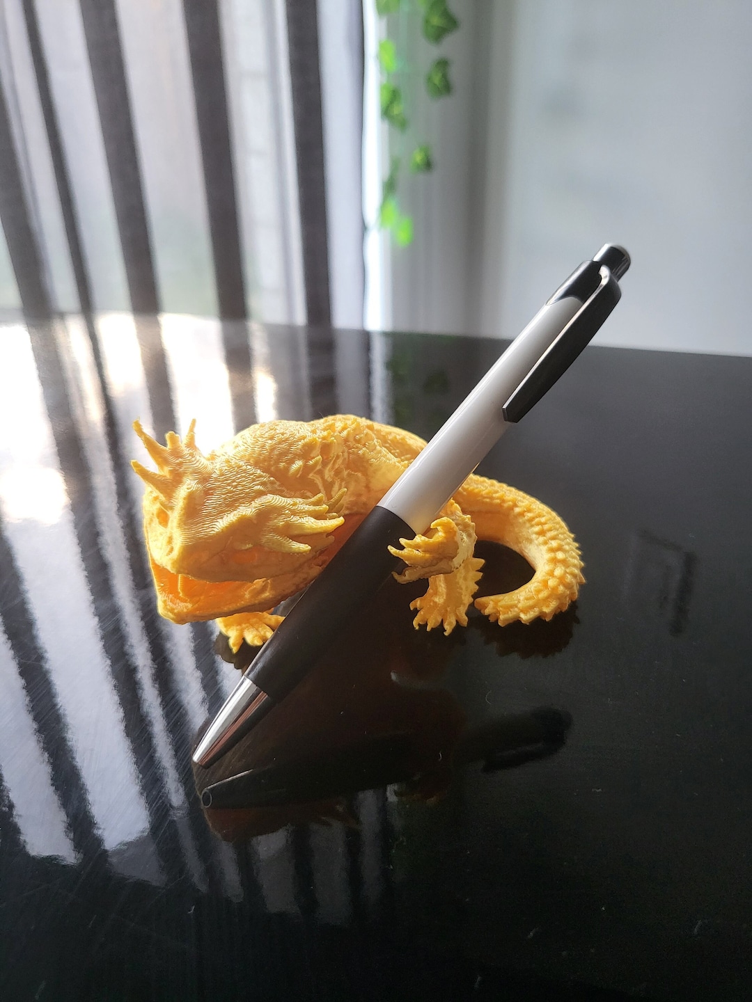 Dragon Pen Holder - Pen Stand - Office Decor - Desk Accessories ...