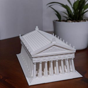 The Parthenon Greece Replica 9" Long - Greece City Miniatures - Greece ...
