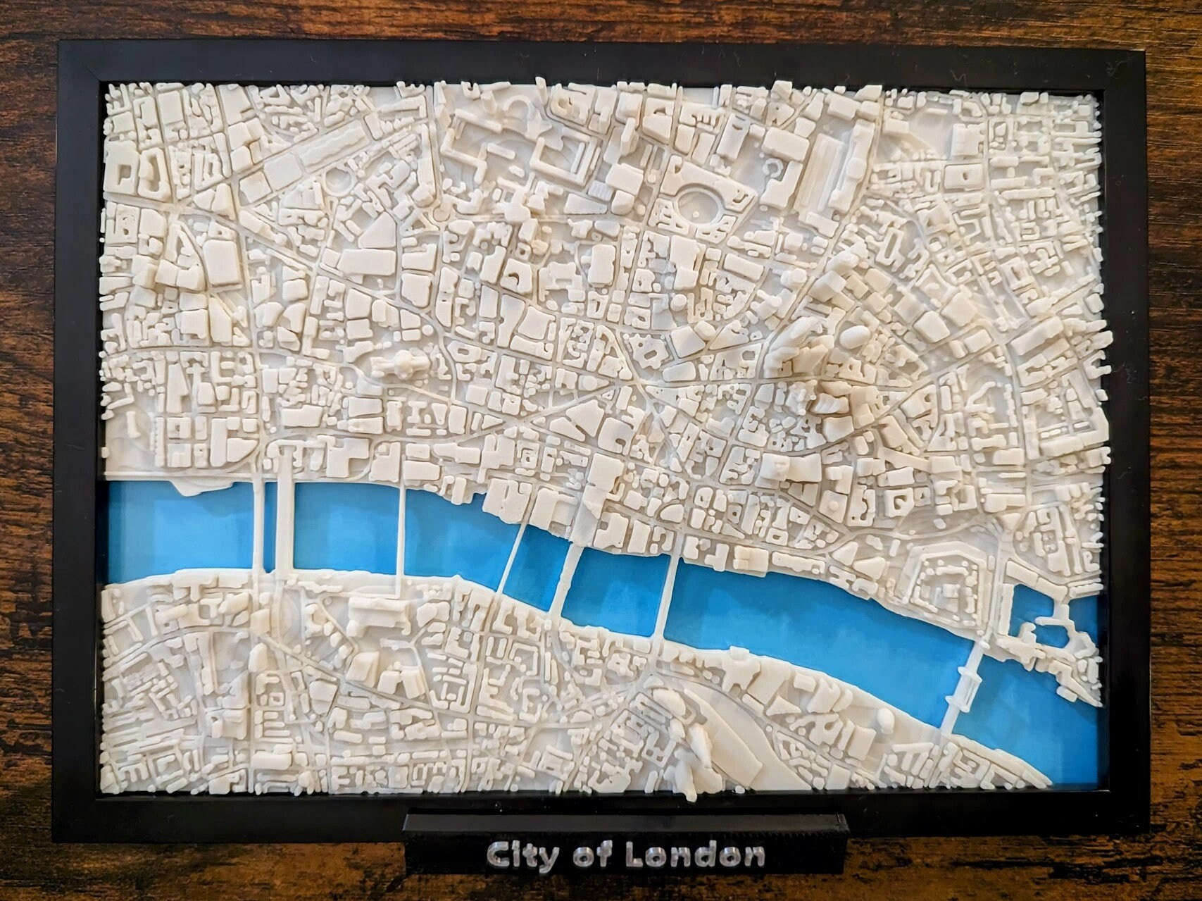 City of London UK 3D City Map - Custom Wall Art - 3D Street Map - Home ...