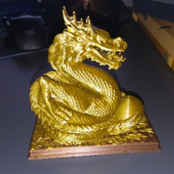 Mythical Dragon Statue Holding Fantasy Orb, Chinese New Year Dragons ...