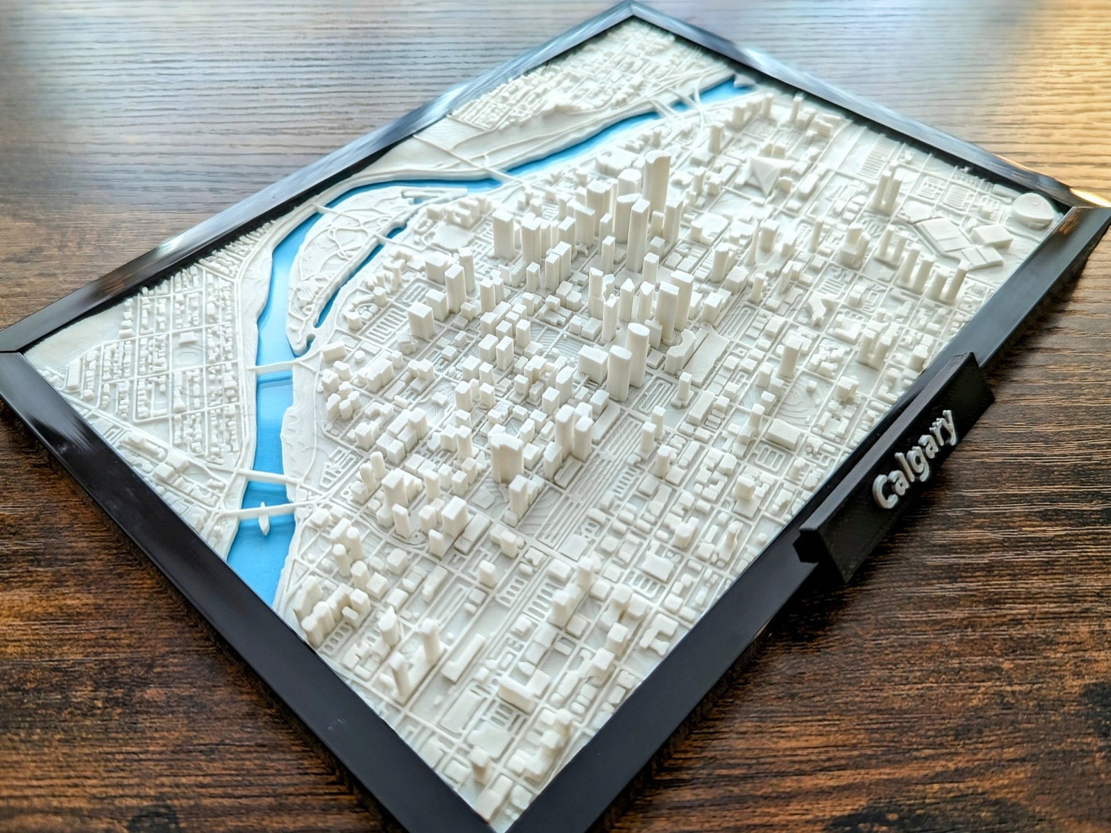 Calgary Canada 3D City Map - Custom Wall Art - 3D Street Map - Home ...