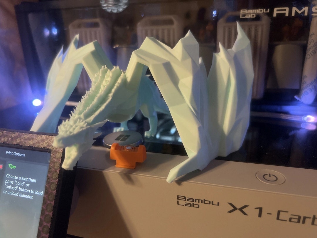 Low Poly Dragon Statue - Dragons Gift - Dragon Decor - Dragon Figure - Etsy