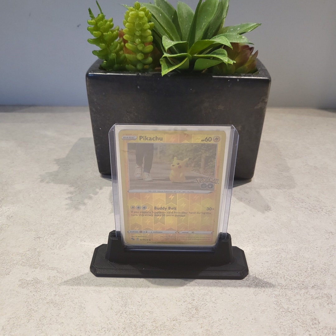 TCG Trading Card Display Stand - Multiple Color Options - Etsy