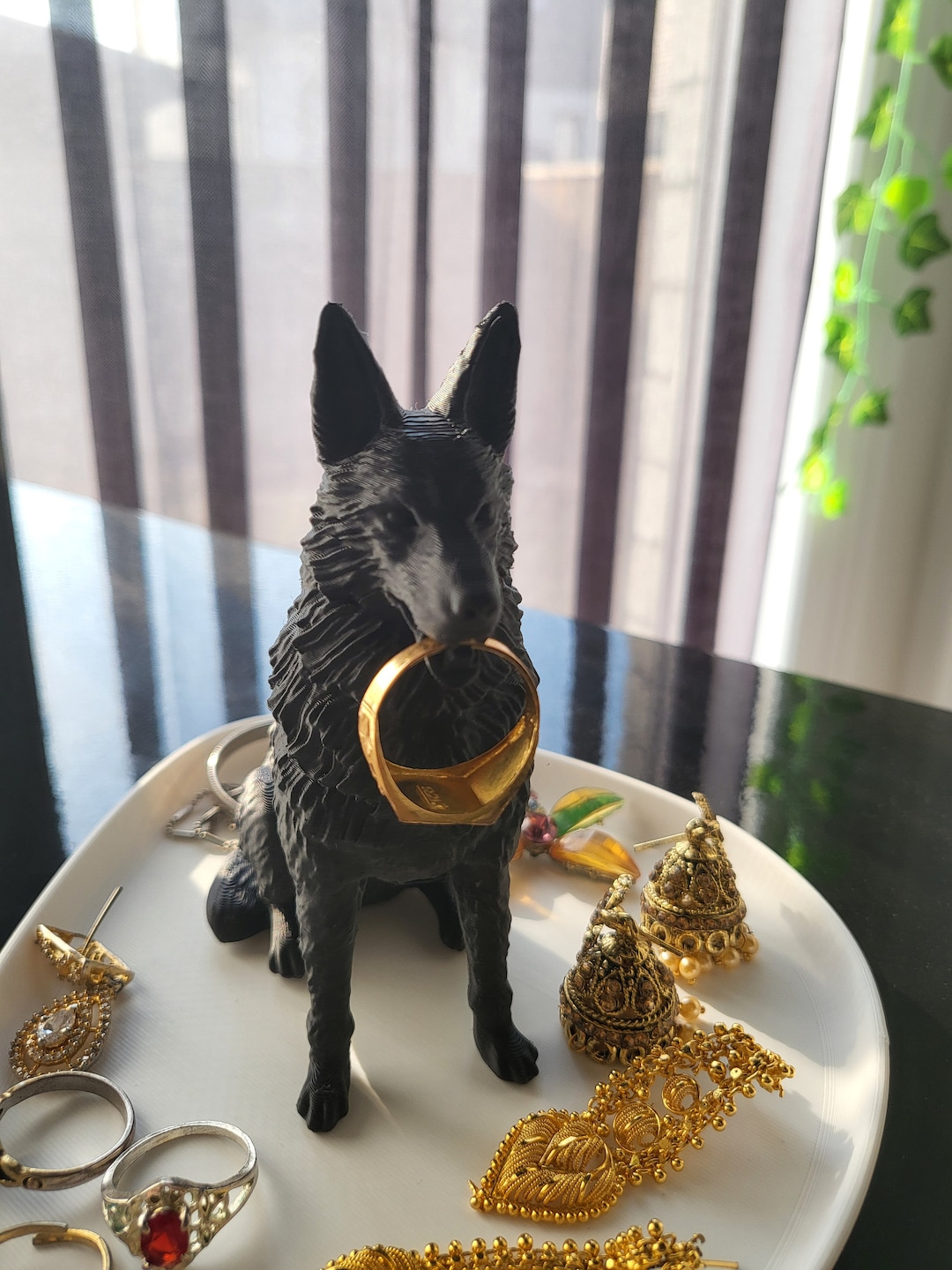 Dog Ring Holder - Dog Bed Ring Dish - Personalized Engagement Gift ...