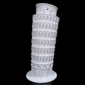 Tower of Pisa Replica 11" Tall - Mini City Miniatures - Italy Decor ...