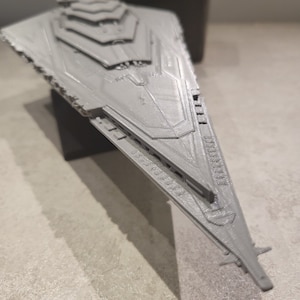 Resurgent Star Destroyer Ship With Stand 1/9000 Scale , 11" Inches Long ...