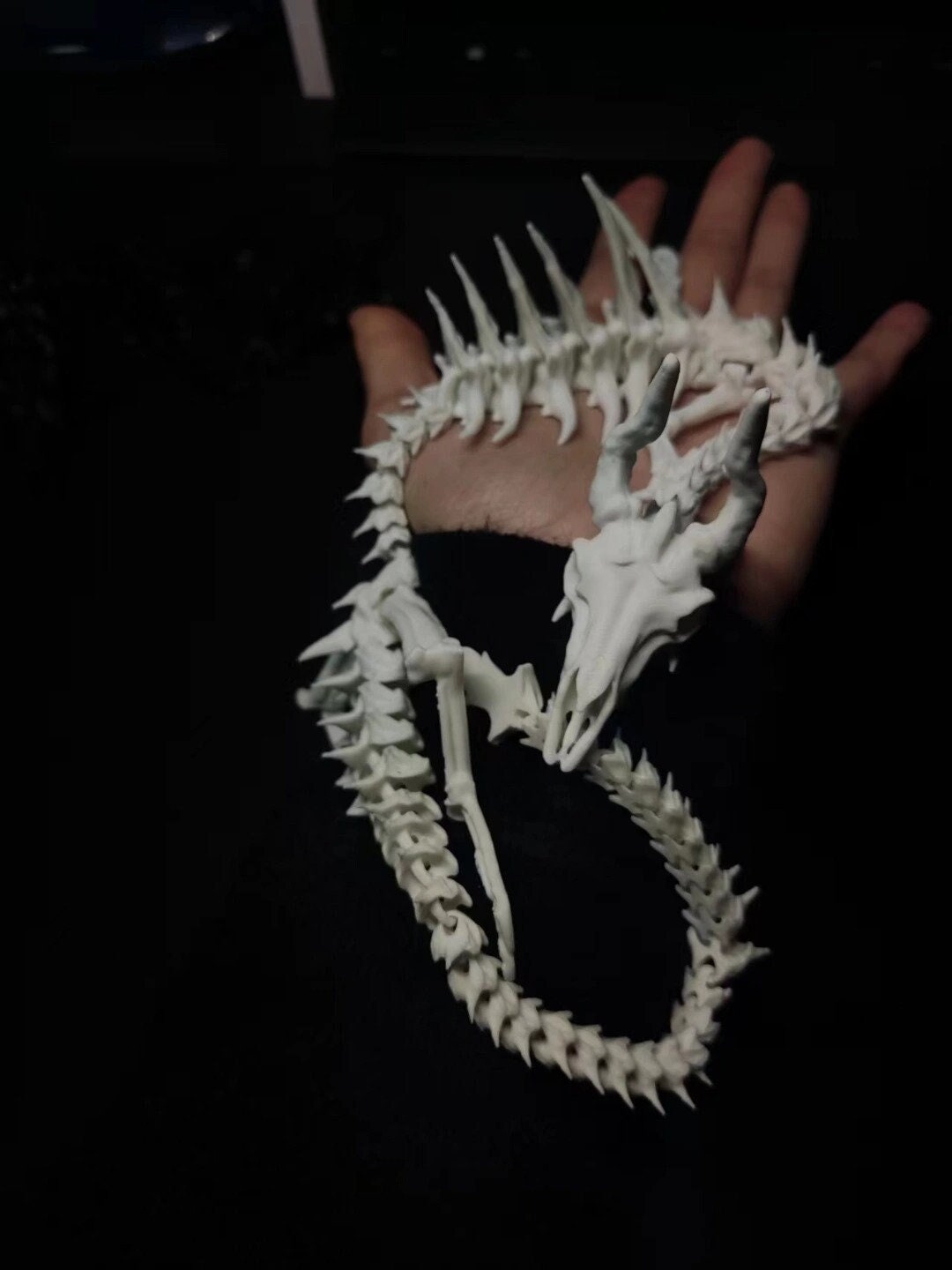 Articulated Skull Bone Dragon Flexi Toy 3D Printed Figurine Dragons ...
