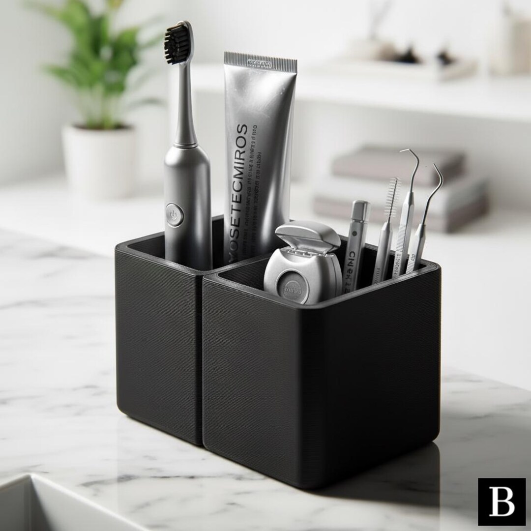 Modern Toothbrush Holder - Etsy