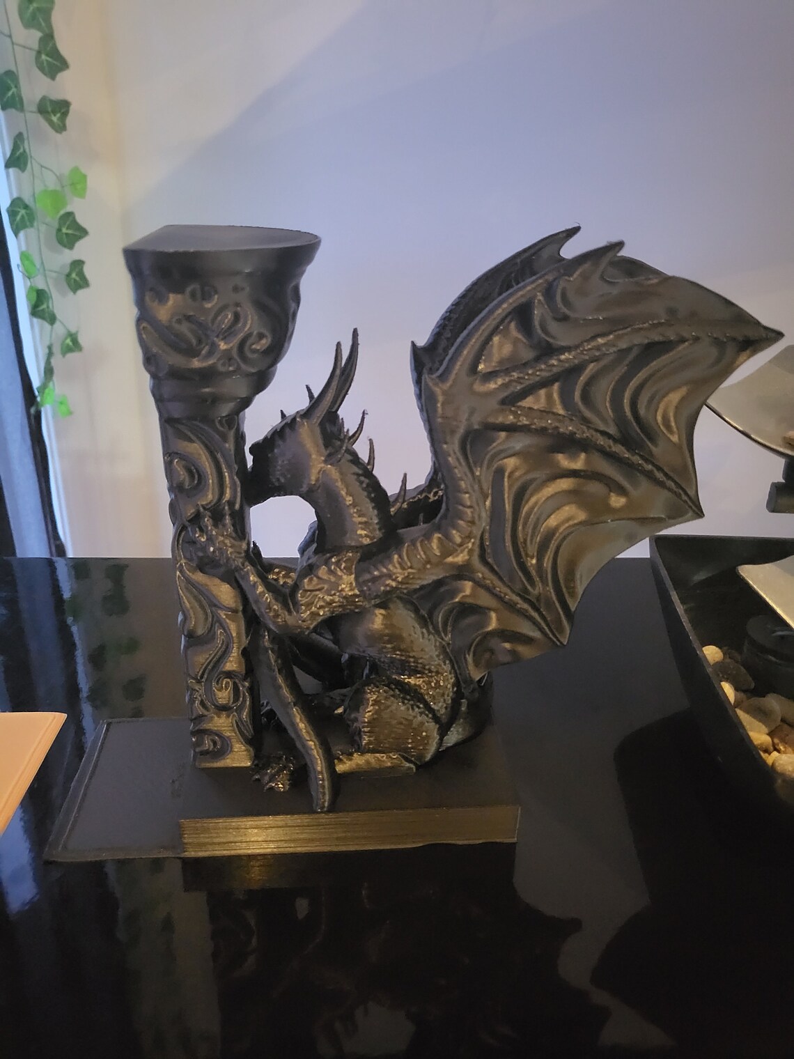 Dragon Book Nook 2 Pack - Tairn and Adarna - Fantasy Book Shelf Decor ...