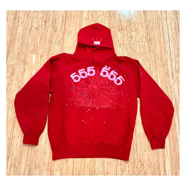 Red Sp5der Tracksuit - Etsy