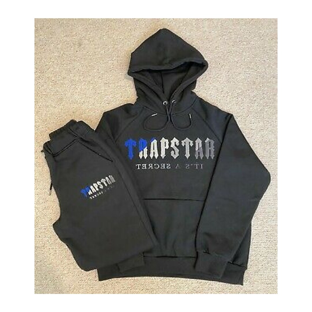 Chenille Decoded Trapstar Tracksuit black - Etsy UK