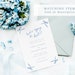 Blue Bow Wedding Table Numbers, Editable Table Number Template, Blue ...