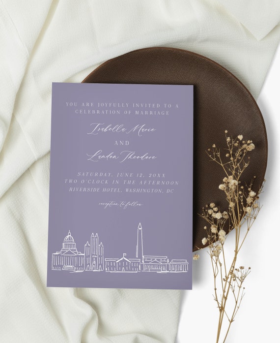 Dc wedding invitations | Beachweddingtips.com