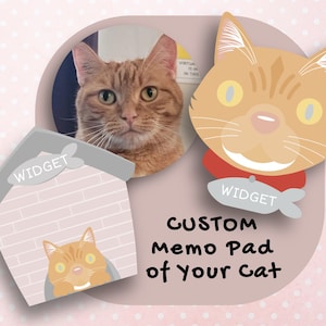 Custom Cat Memo Pad Personalized Handmade Cat Notepad Gift - Etsy Canada