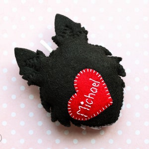 Shetland Sheepdog Felt Ornament | Handmade Plush Sheltie Dog Charm ...