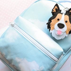 Shetland Sheepdog Felt Ornament | Handmade Plush Sheltie Dog Charm ...