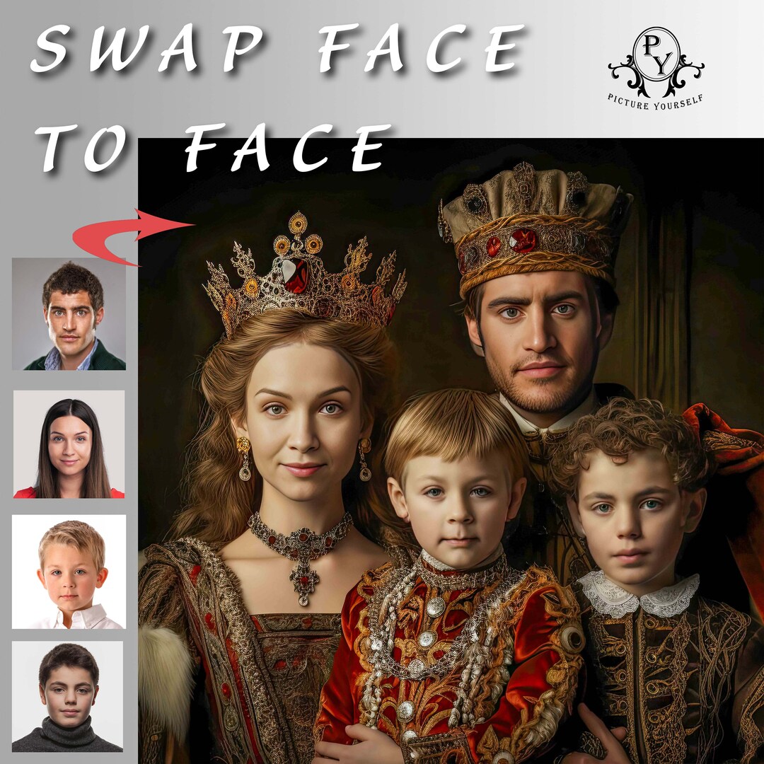Royal Family - Swap Faces, Custom Portrait, Personalised Image With ...