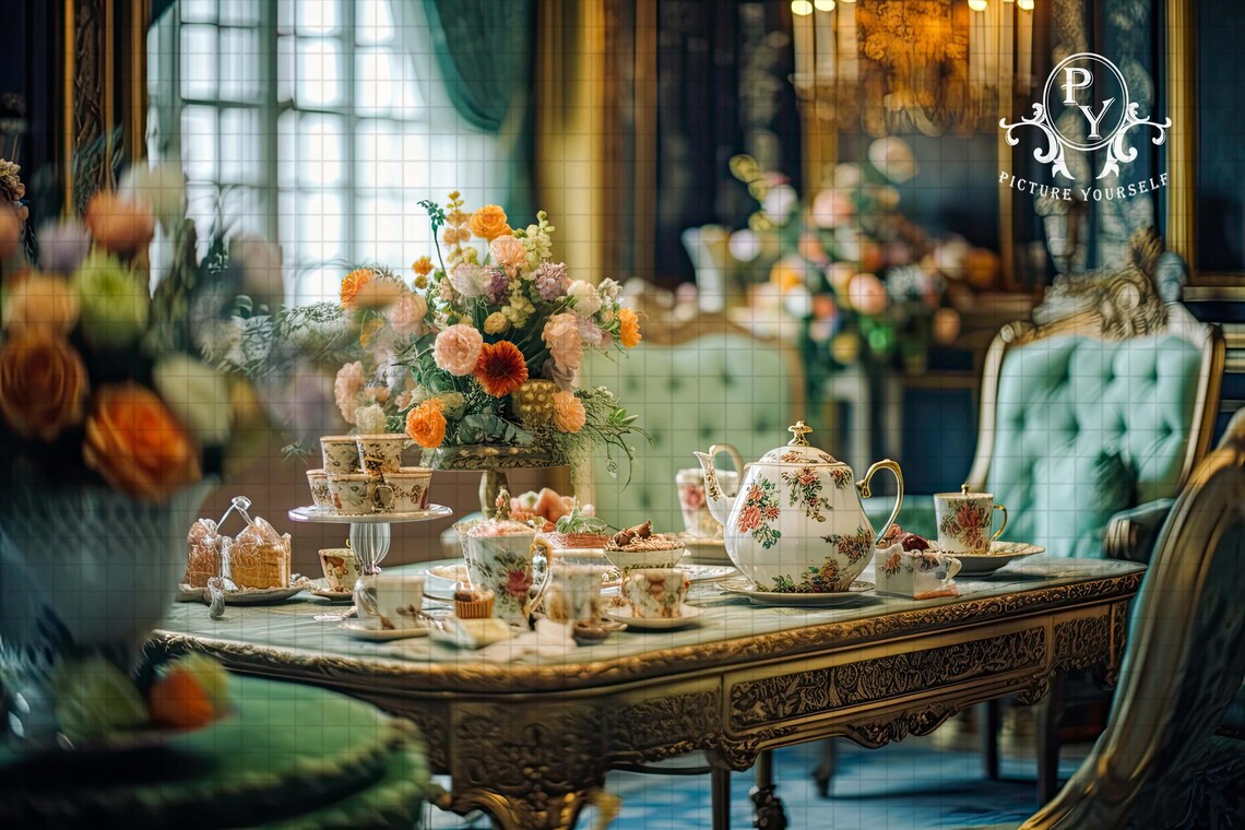 Exclusive Tea Time - Digital File, Background, Backdrop, for Composite ...