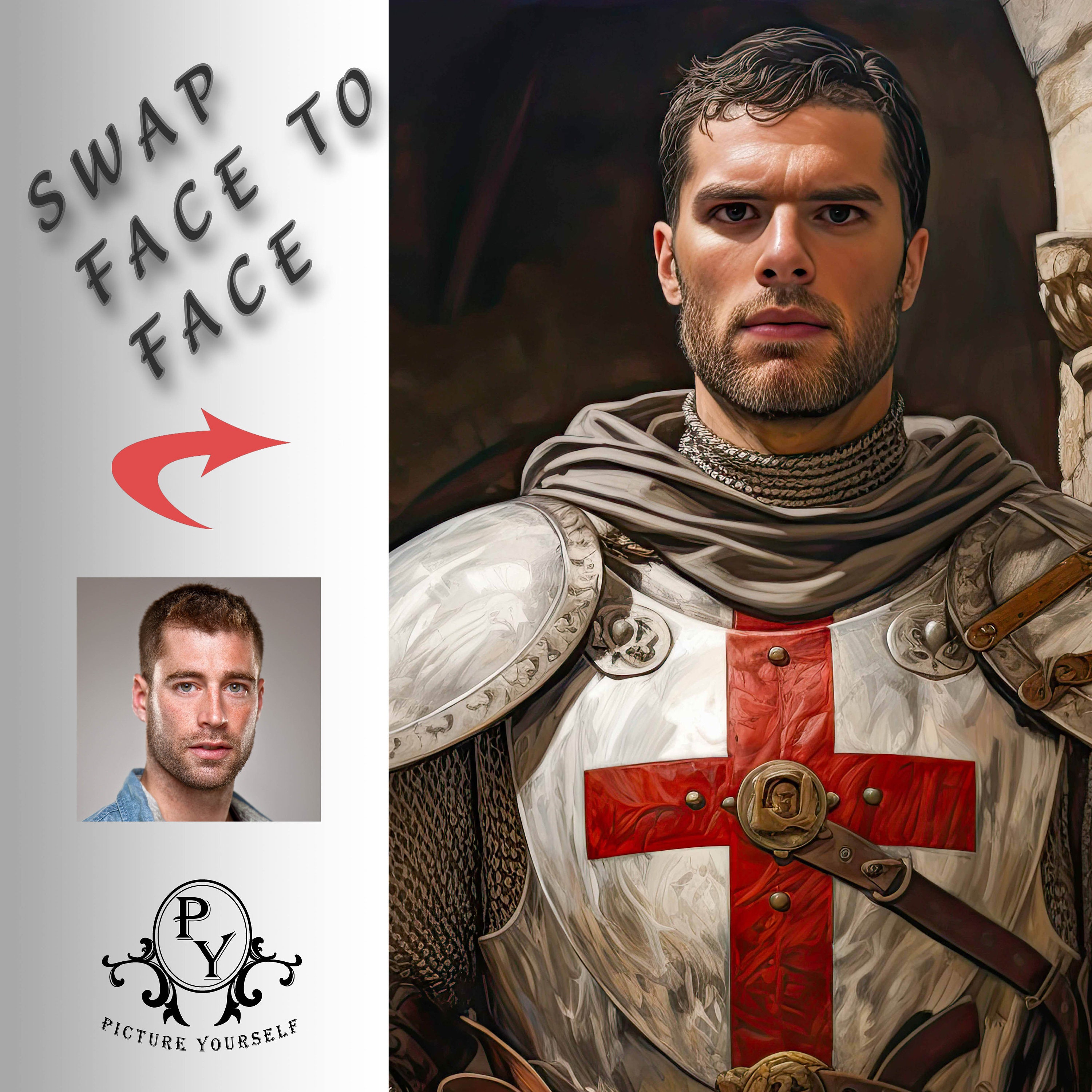 Crusader - Swap Faces, Custom Portrait, Personalised Image With Your ...