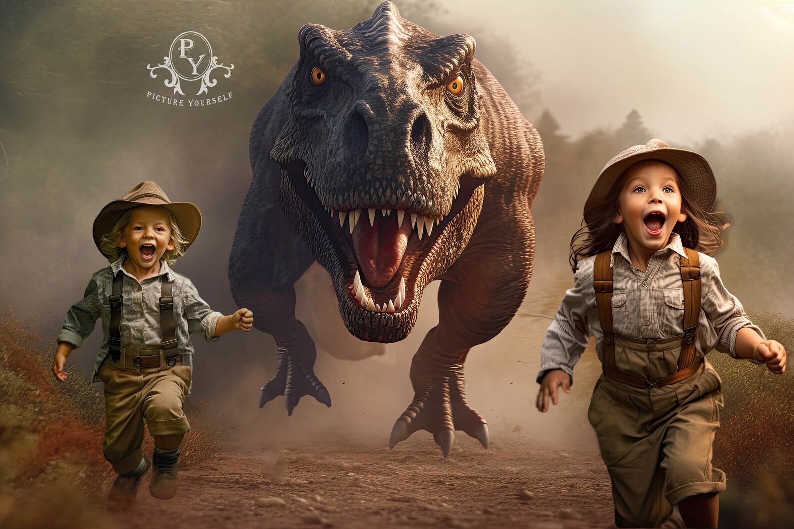 Jurassic Park Adventure - Digital File, Background, Backdrop, for ...