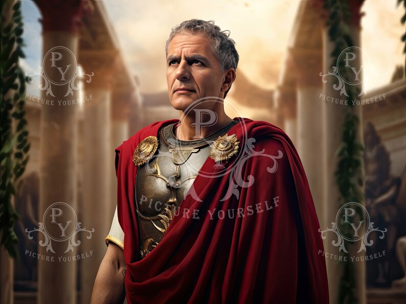Caesar Swap Faces, Custom Portrait, Personalised Image With Your Photo ...