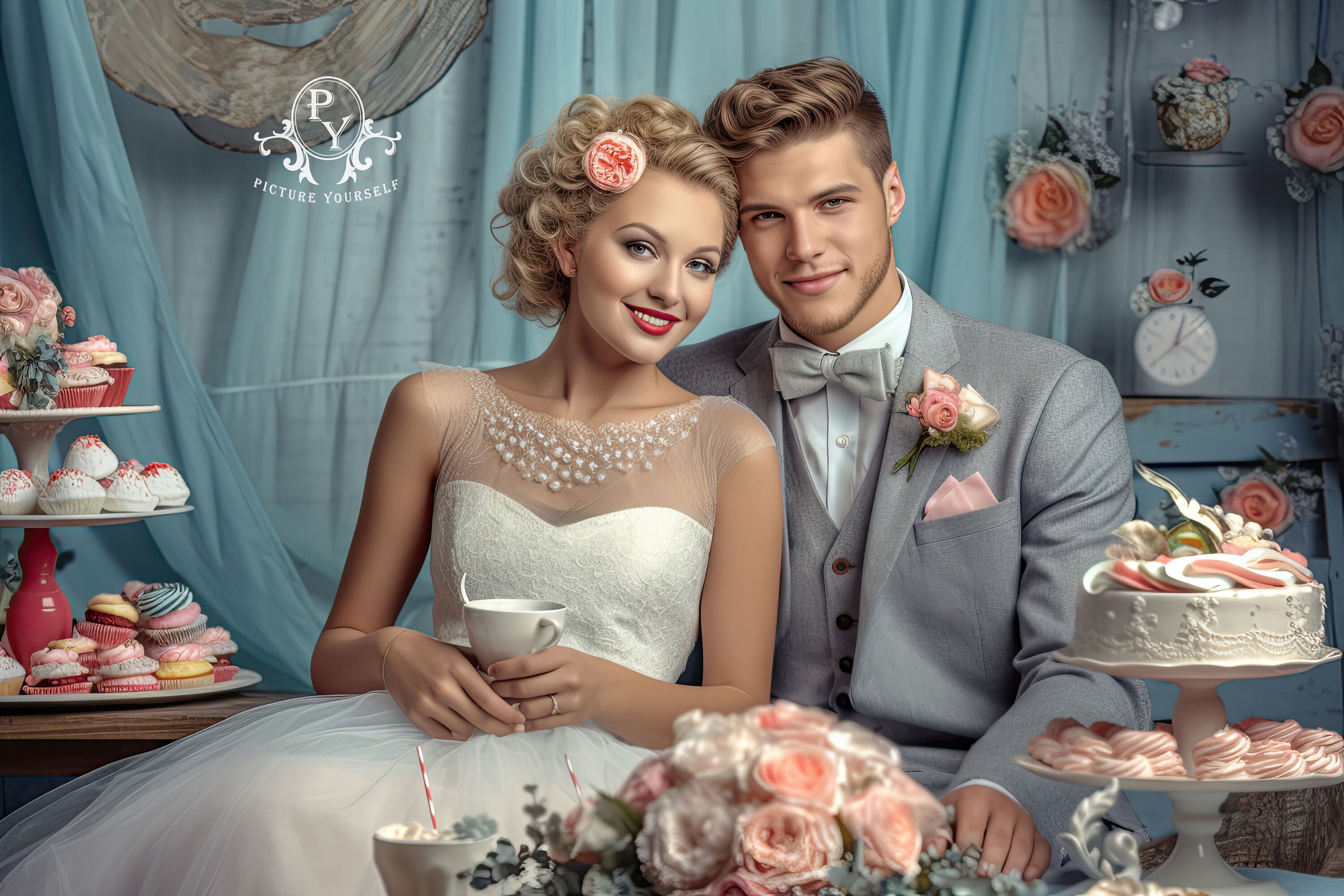 Pastel Party Digital File, Background, Backdrop, for Composite ...