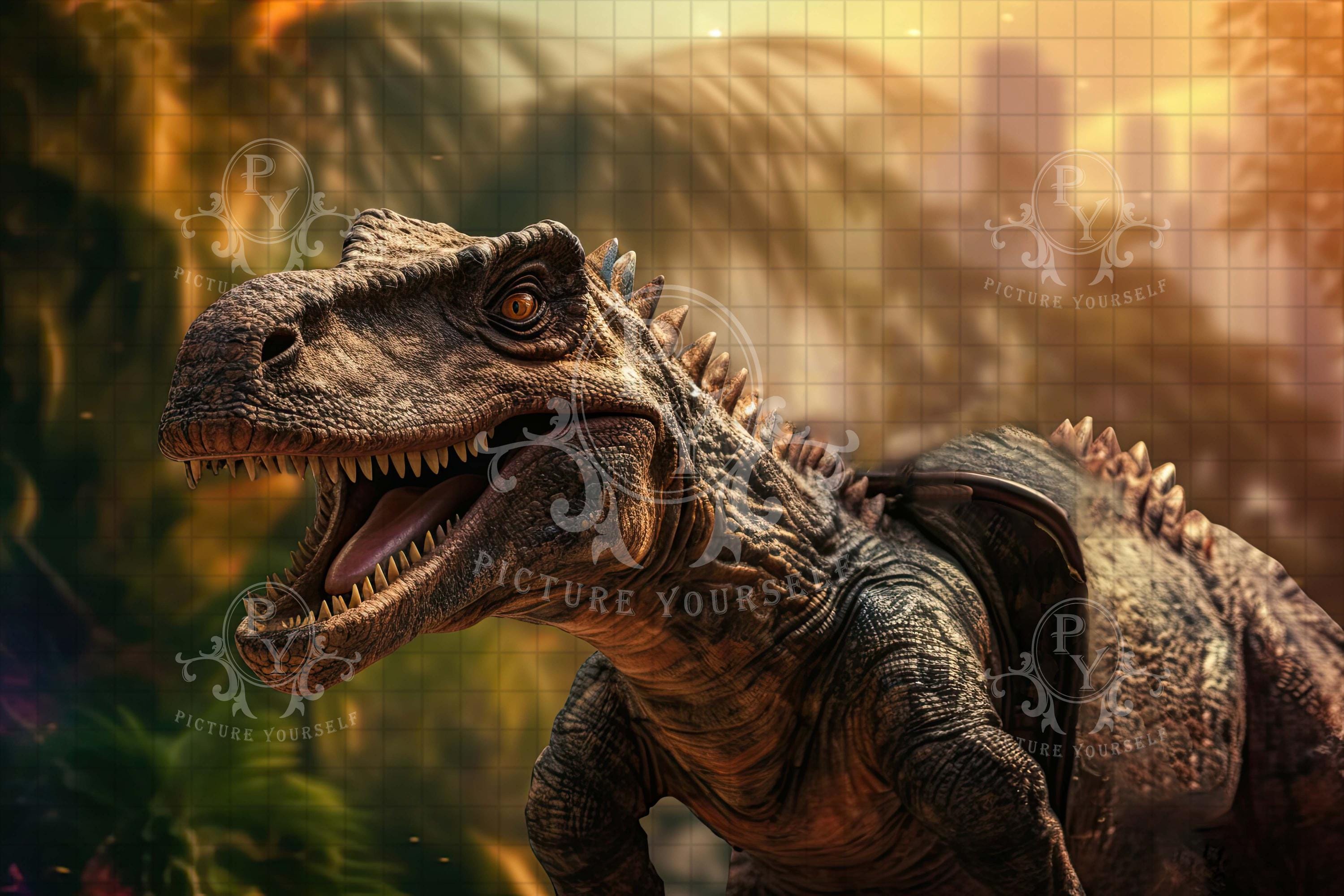 Riding a Dino - Digital File, Background, Backdrop, for Composite ...