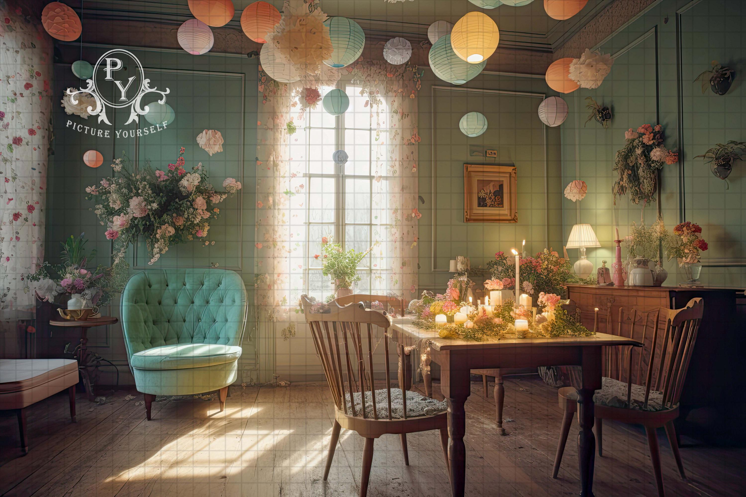 After Tea Party - Digital File, Background, Backdrop, for Composite ...