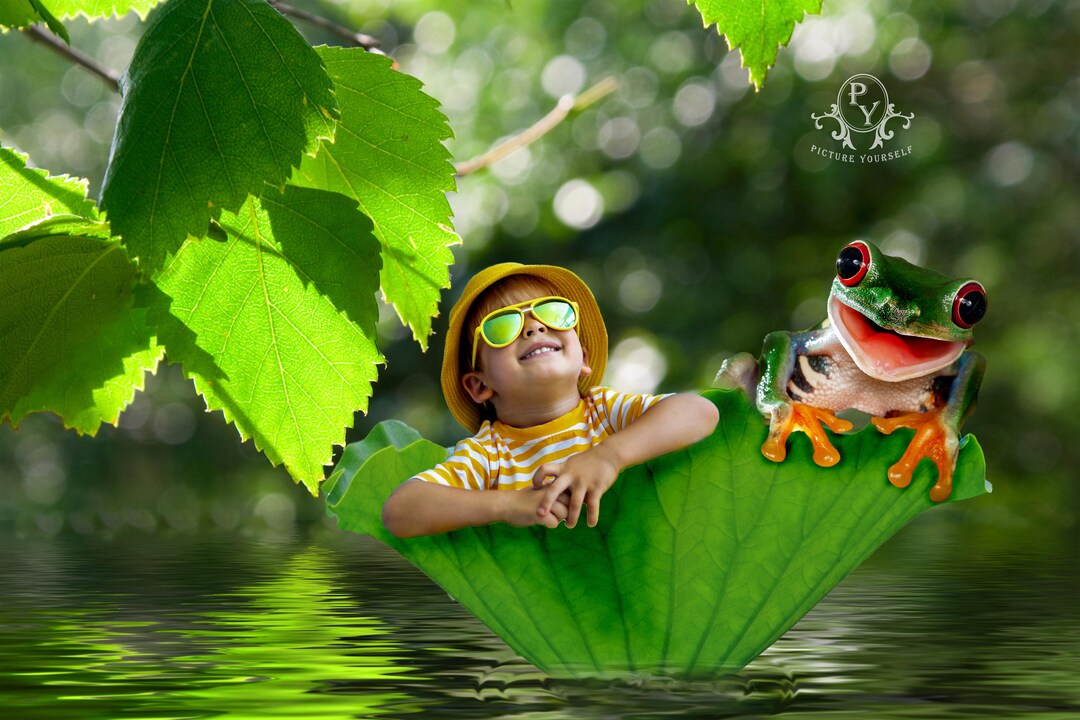 Sailing With a Frog - Digital File, Background, Backdrop, for Composite ...
